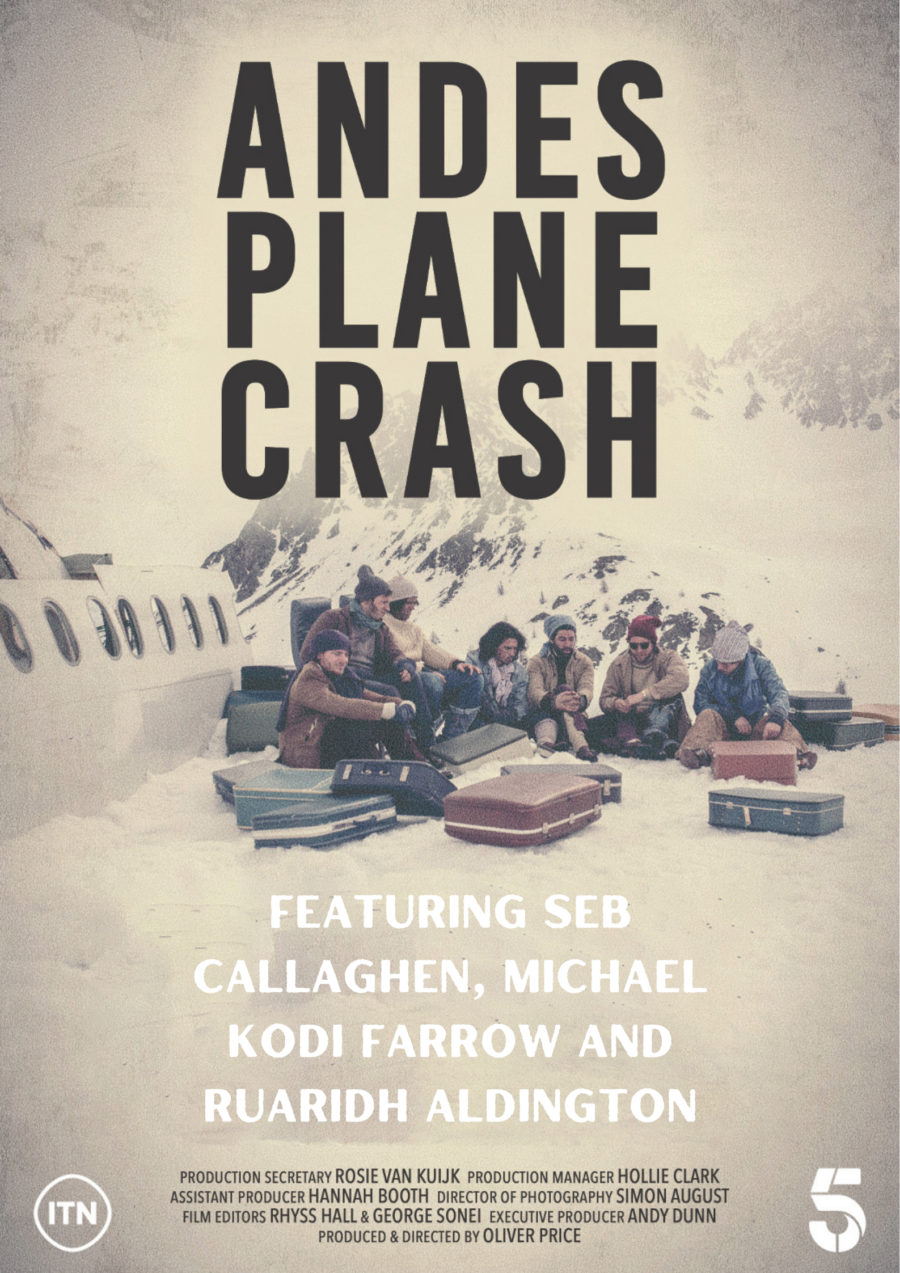 Seb C, Ruaridh A and Michael K feature in Andes Plane Crash - BMA ARTISTS